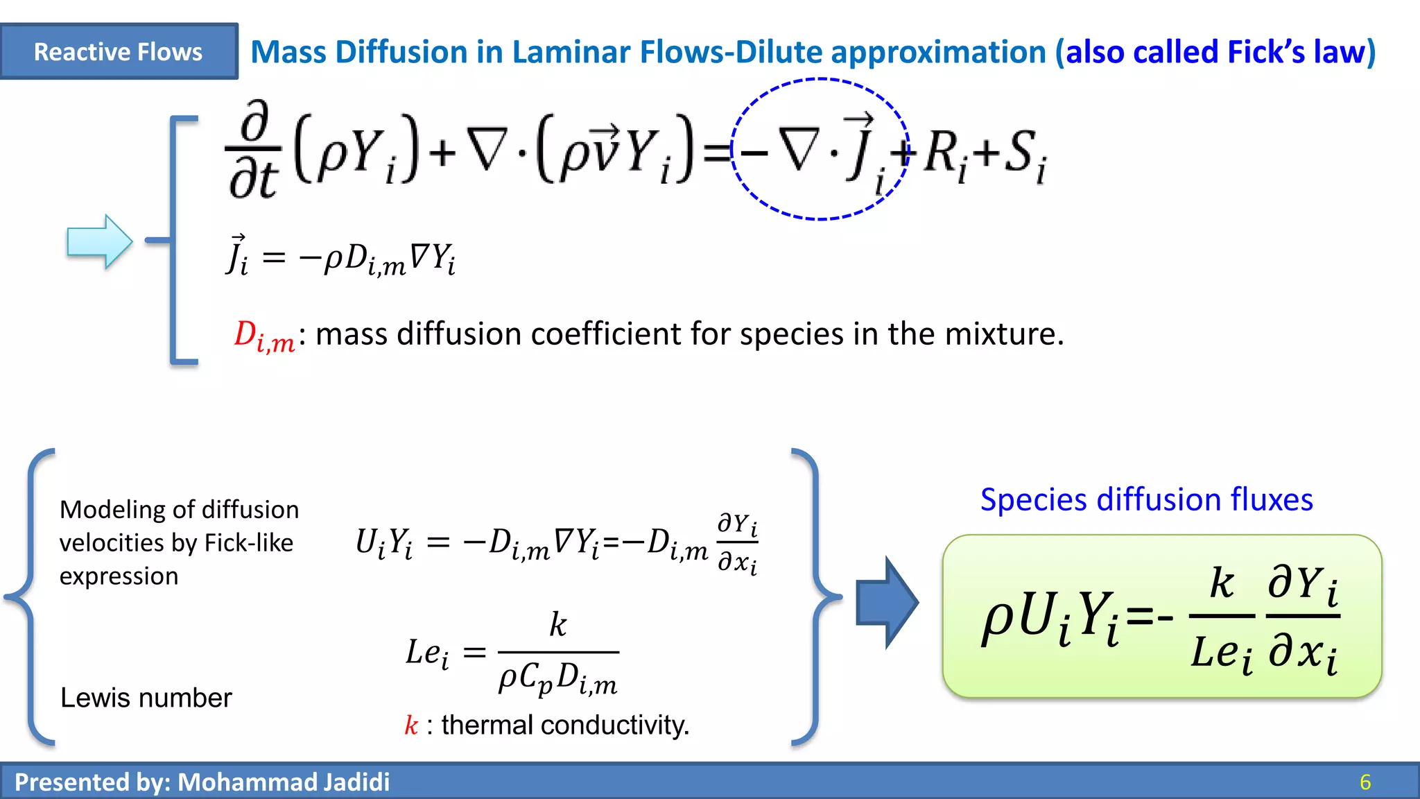 00 reactive flows - species transport | PDF