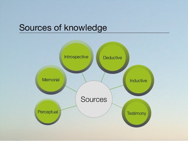 00 sources of knowledge