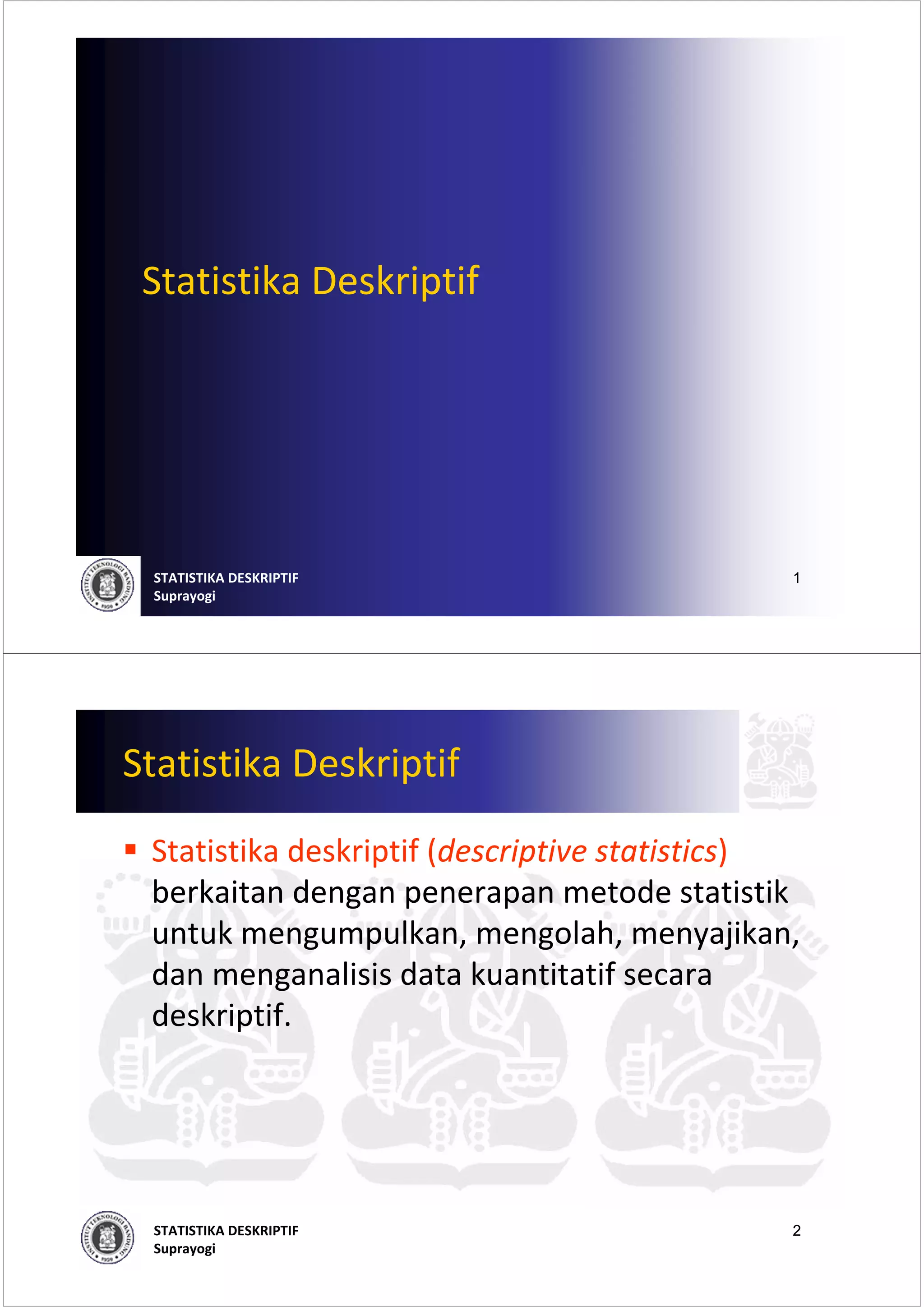 00 statistika-deskriptif | PDF