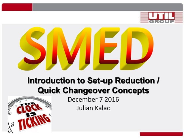 LEAN SMED TRAINING FOR SUPERVISORS AND OPERATORS | PDF