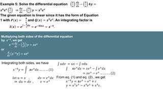 LINEAR DIFFERENTIAL EQUATIONSLINEAR DIFFERENTIAL EQUATIONS .pptx