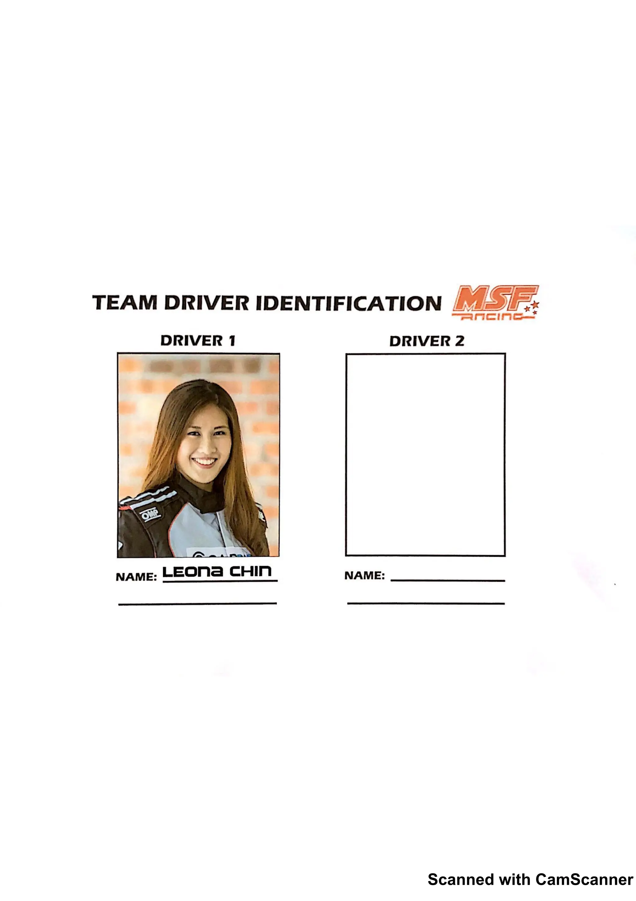 MSF DRIVER IDENTIFICATION FORMAT STICKER ON CAR | PDF