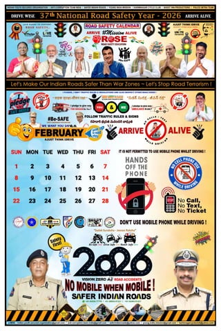 Road Safety Calendar-2026 Courtesy - IYSO Team India - Safer Indian ...
