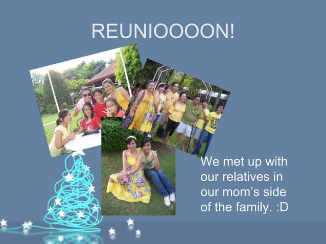 My Christmas break | PPT