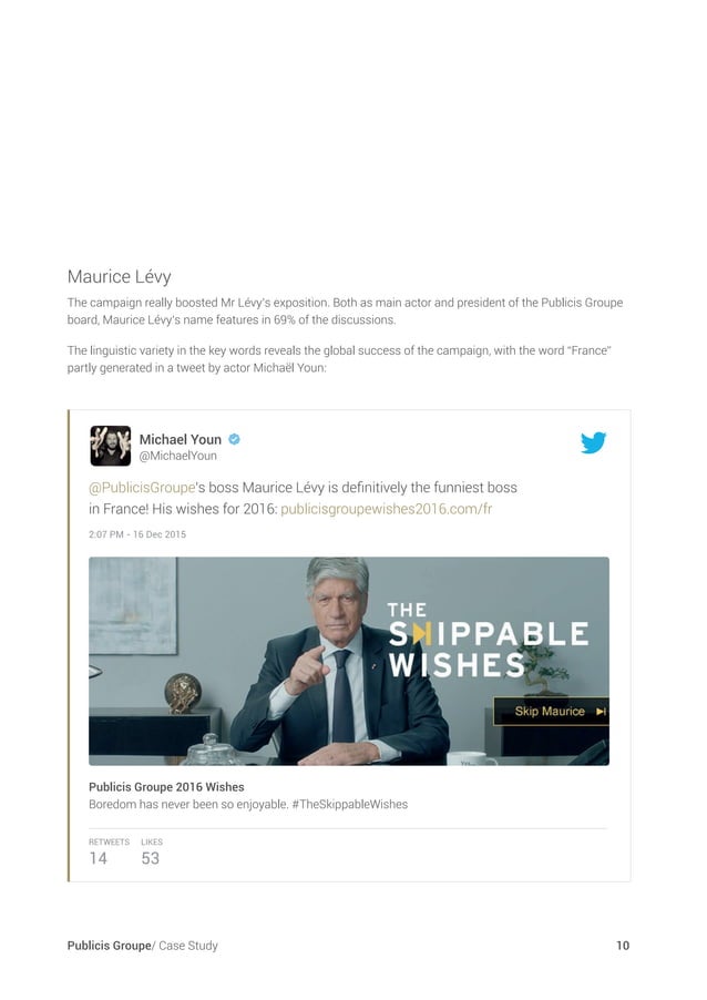 Publicis Groupe - Using social data to inform campaign strategy | PDF
