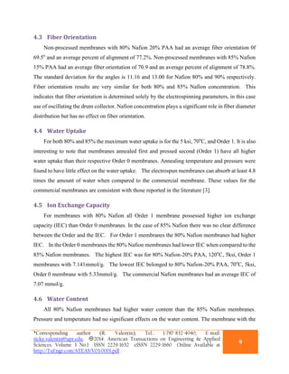 Characterization of Electrospun Nafion-Poly Acrylic Acid Membranes ...
