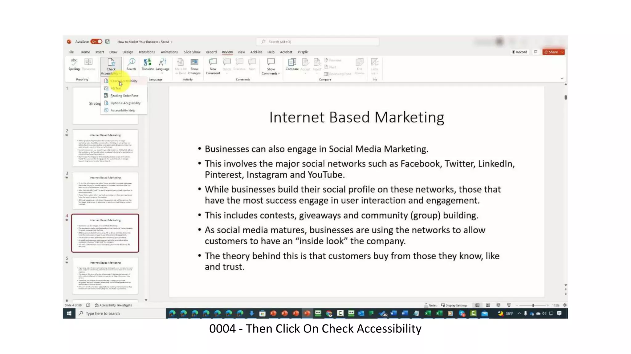 Making Your Presentation More Accessible With Powerpoint Slide 1 Of 20 ...