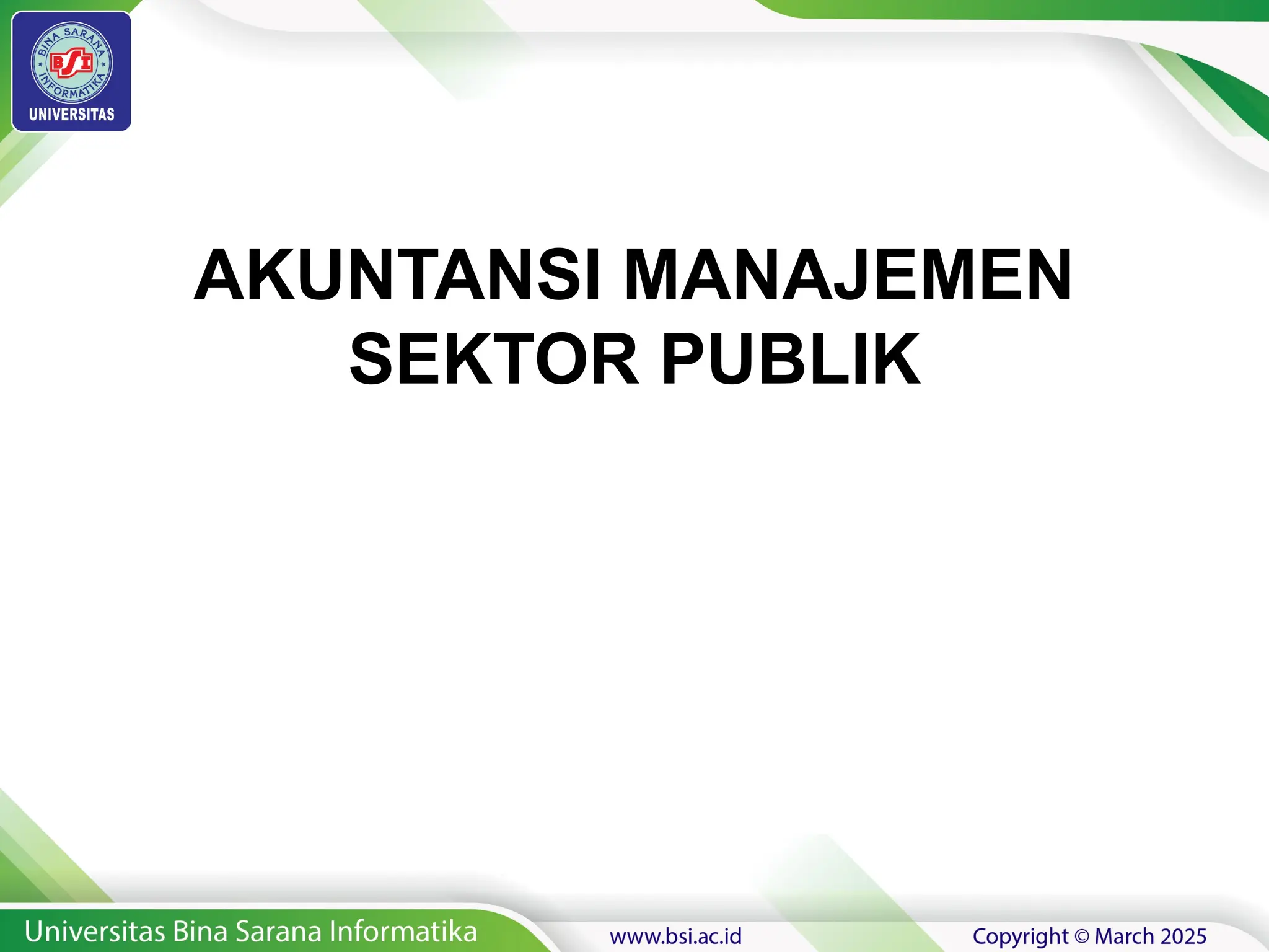 Materi pertemuan ke 2 sektor publik sesi | PDF