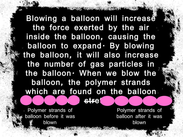 Science Of Magic - Explanation for the non-bursting balloon | PPT