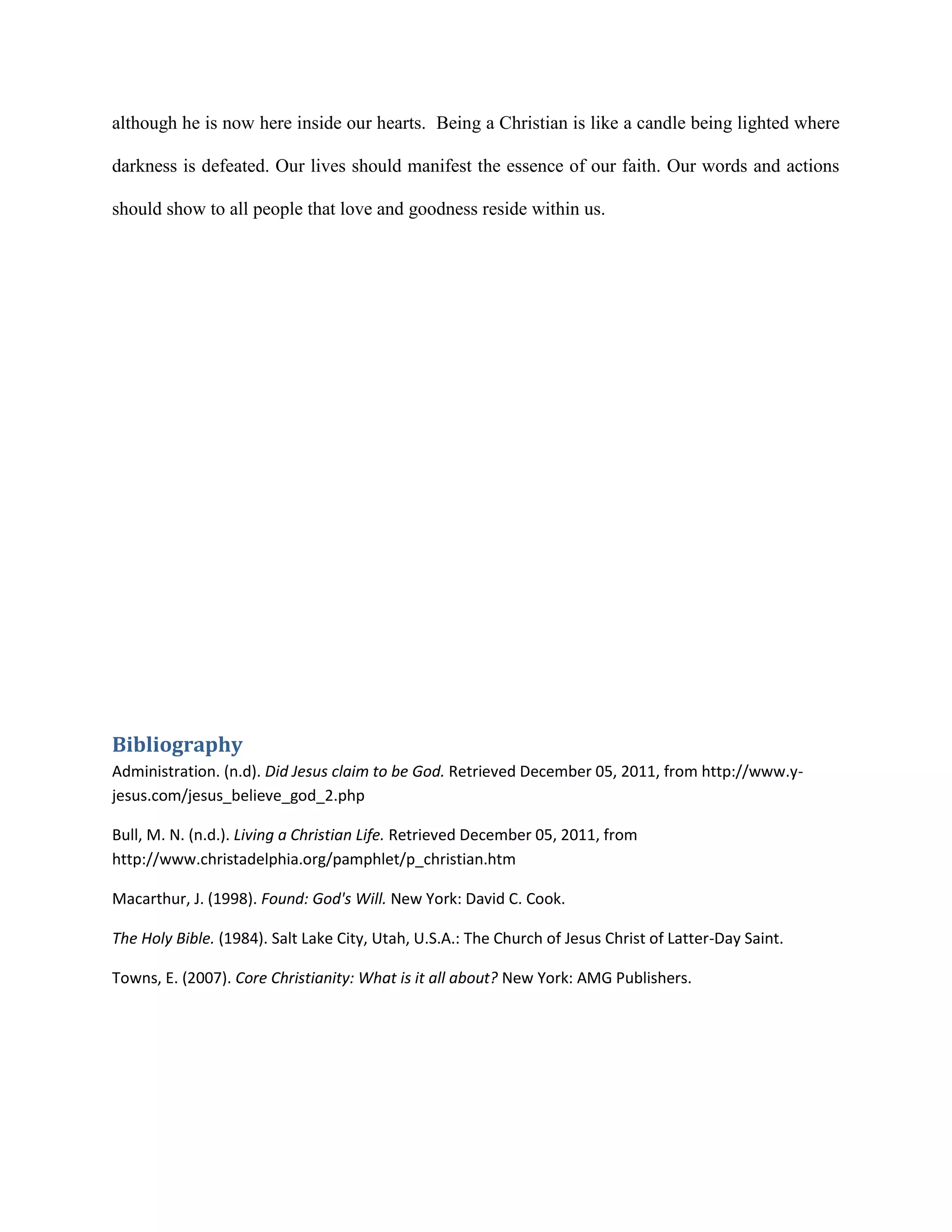 Jesus as God and Savior | DOCX