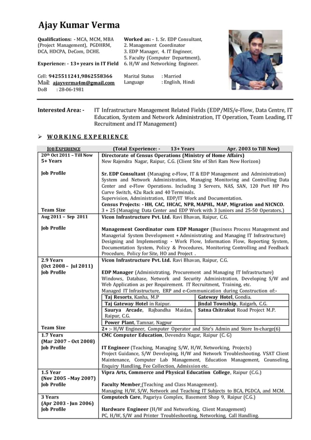 0001 ajay kumar verma cv | PDF | Free Download 0001 ajay kumar verma cv | PDF | Free Download