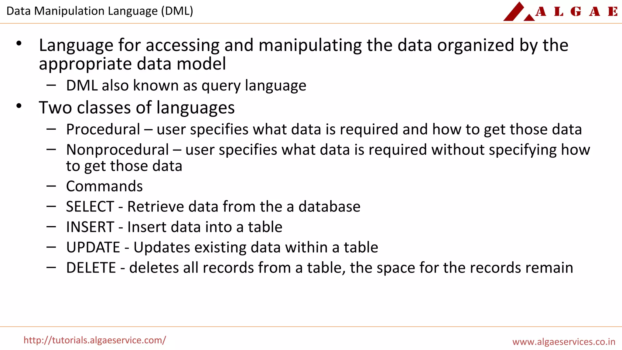 0001 introduction to database management system | PPT