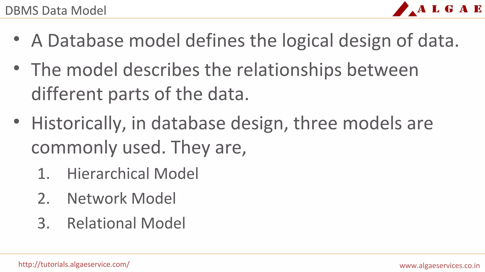 0001 introduction to database management system | PPT