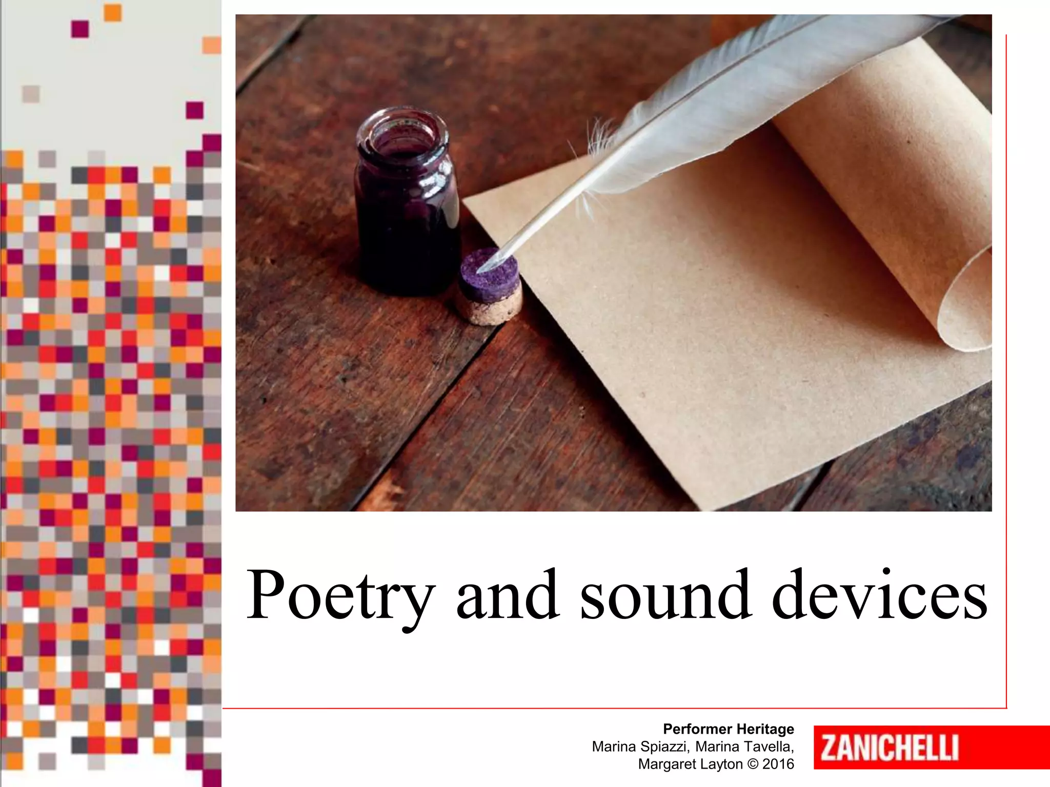 POETRY AND SOUND DEVICES | PPT