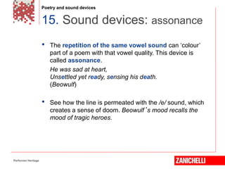 POETRY AND SOUND DEVICES | PPT