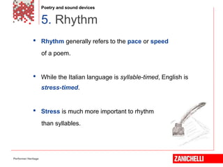 POETRY AND SOUND DEVICES | PPT