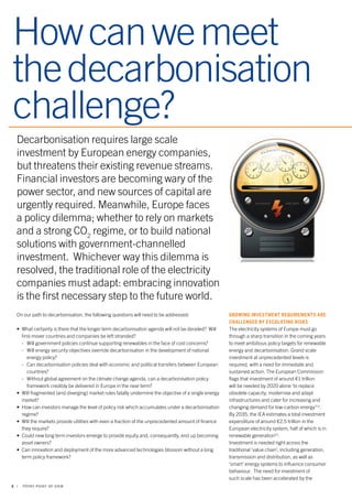 Poyry - Europe’s energy future – the shape of the beast - Point of View ...