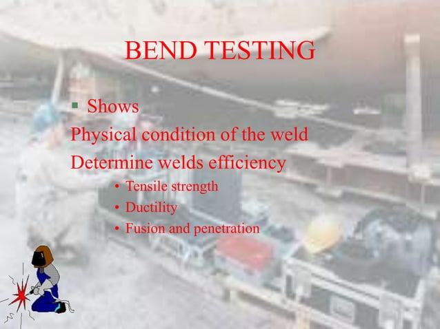 Welding Test Report for Mechanical Engr. | PPT