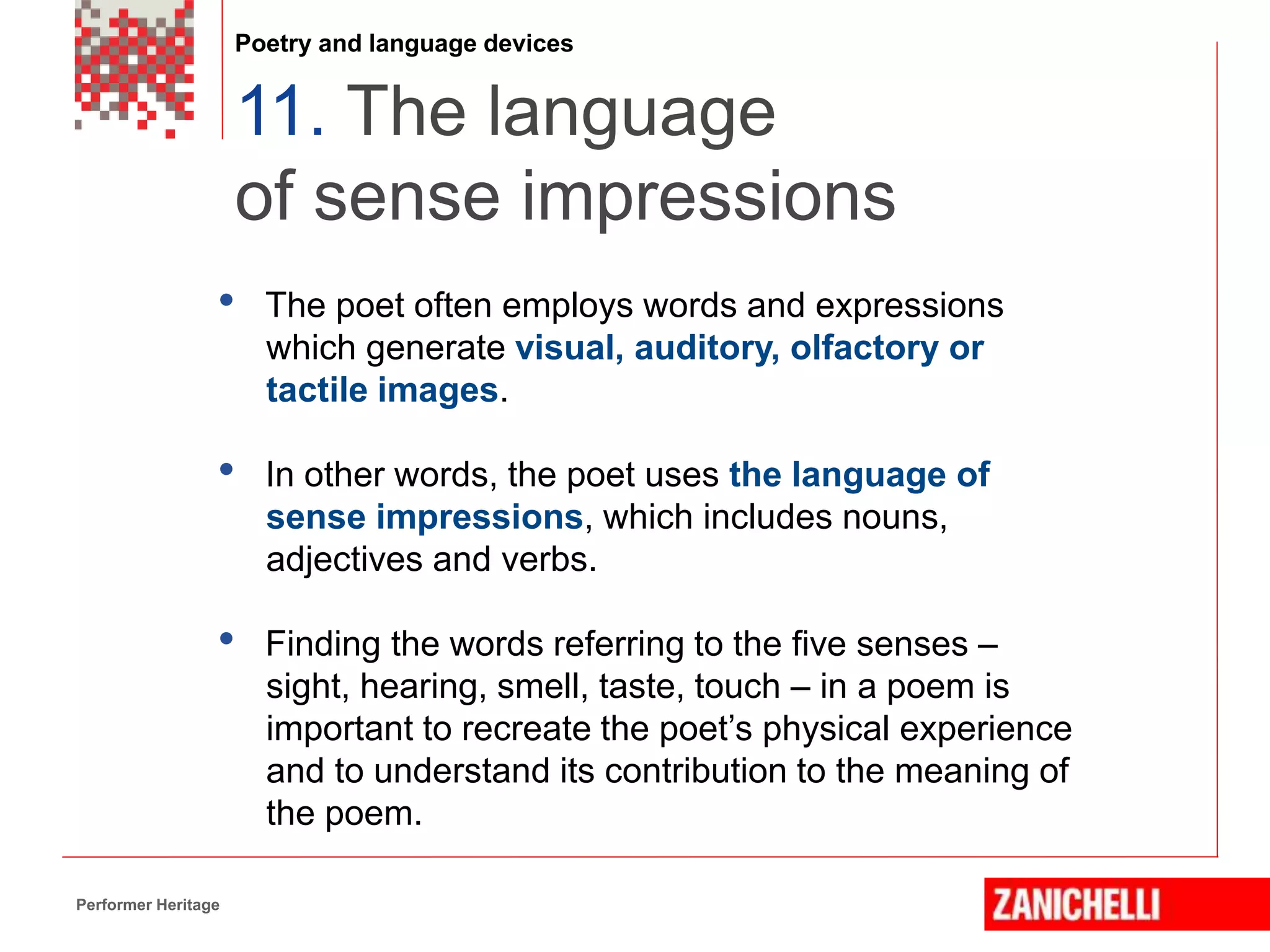 POETRY AND LANGUAGE DEVICES | PPT