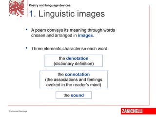 POETRY AND LANGUAGE DEVICES | PPT
