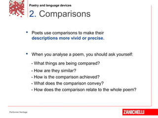 POETRY AND LANGUAGE DEVICES | PPT