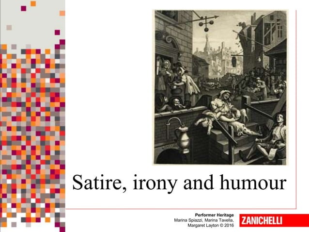 SATIRE, IRONY AND HUMOUR | PPT