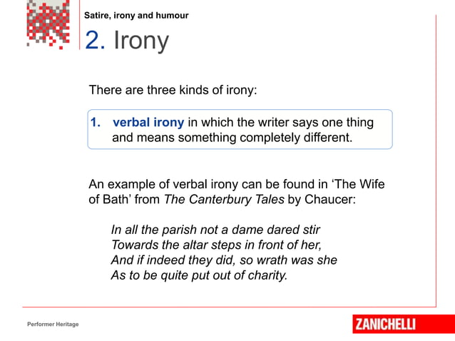 SATIRE, IRONY AND HUMOUR | PPT