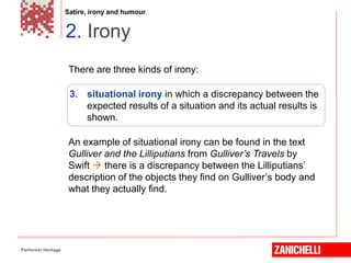 SATIRE, IRONY AND HUMOUR | PPT