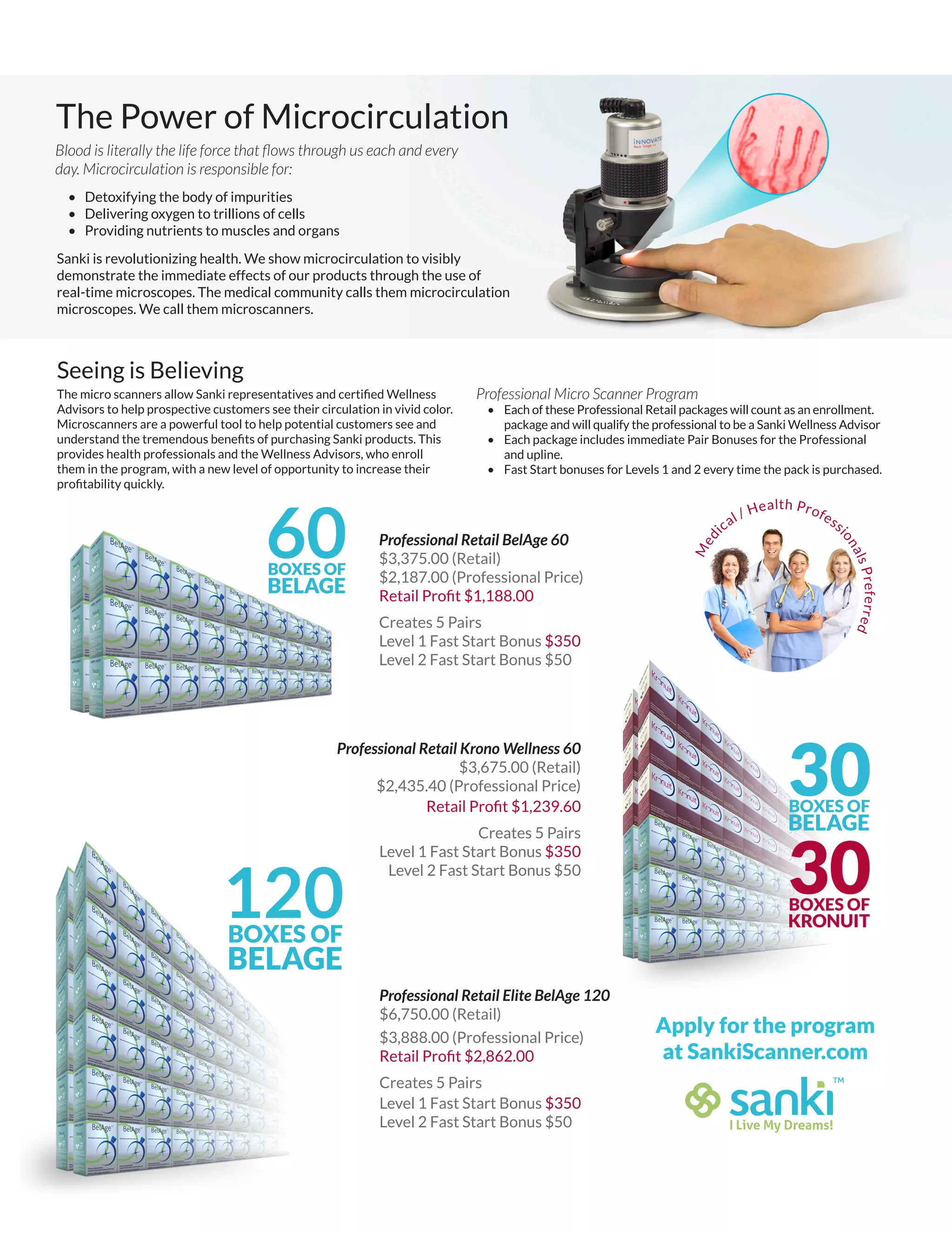 Microscanner Professional Retail Sheet and Order Form | PDF