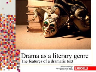 DRAMA AS A LITERARY GENRE | PPT