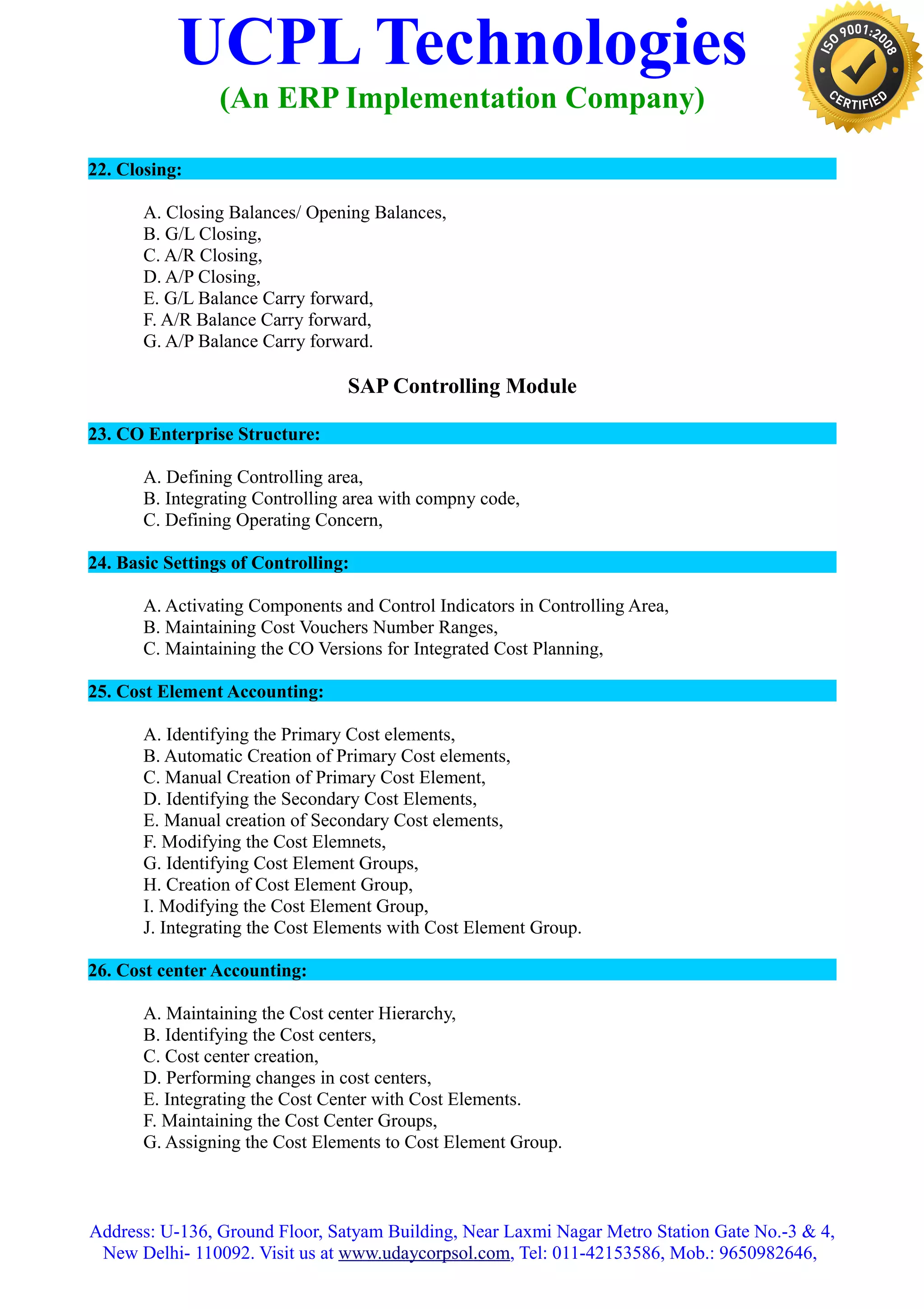0004 sap fico syllabus ucpl technologies | PDF | Credit Cards ...