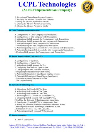 0004 sap fico syllabus ucpl technologies | PDF | Credit Cards ...