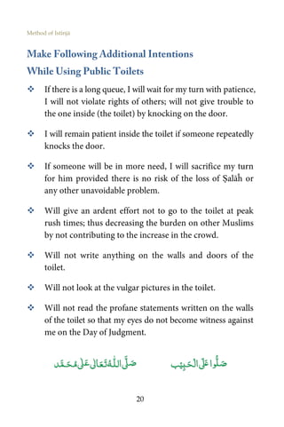 Method of Istinja (Cleaning Oneself after Defecation and Urination) | PDF