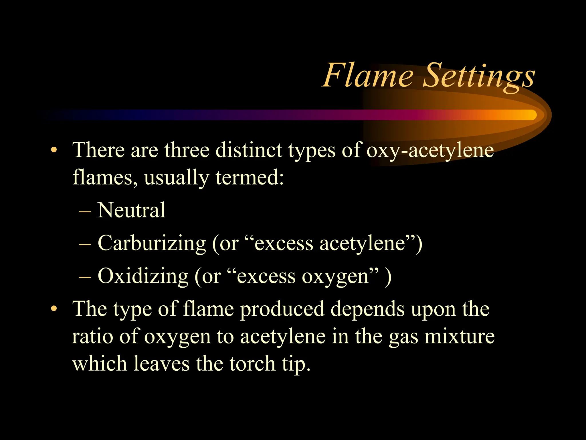 Oxy Acetylene Welding Procedure ............ | PPT