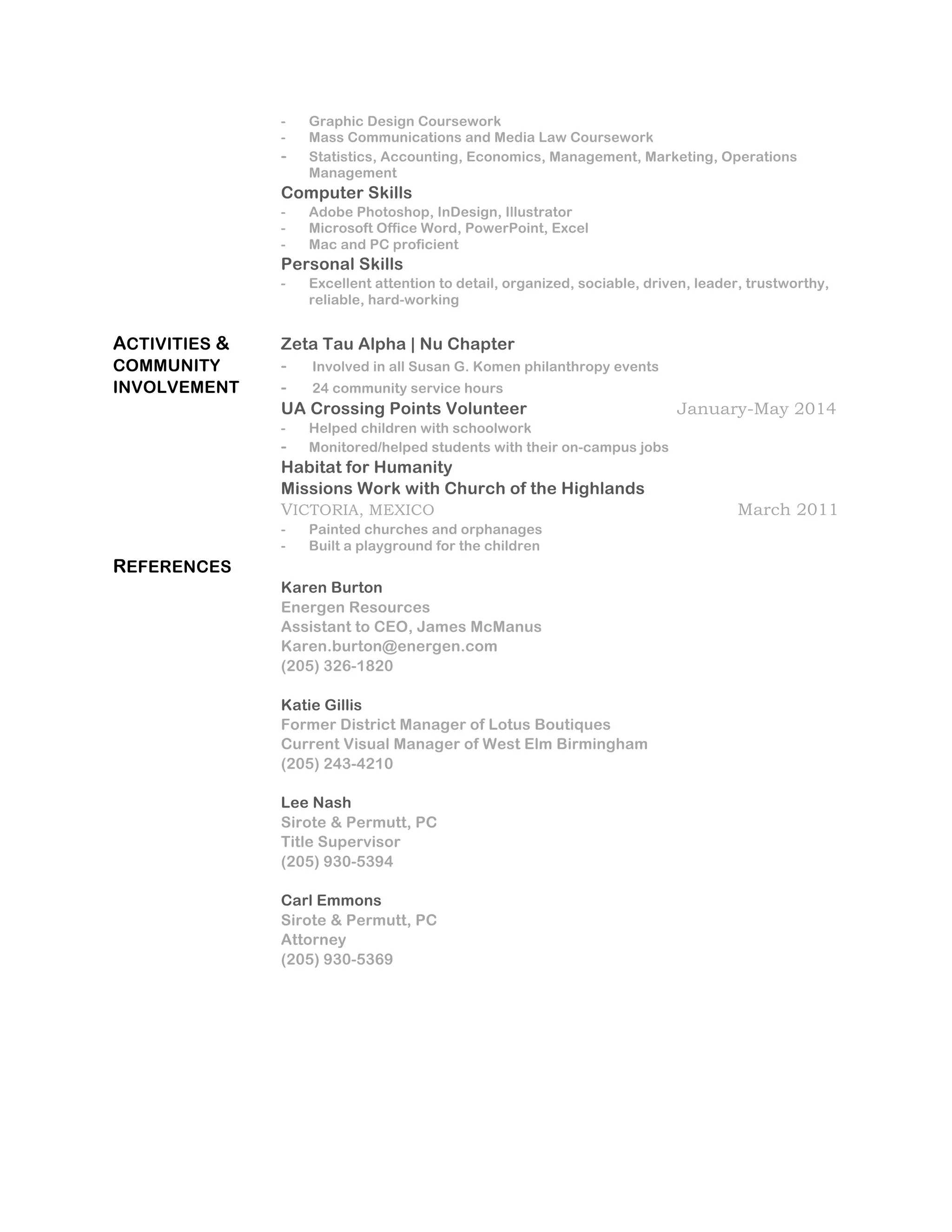 BRayburn Resume June2016 | PDF