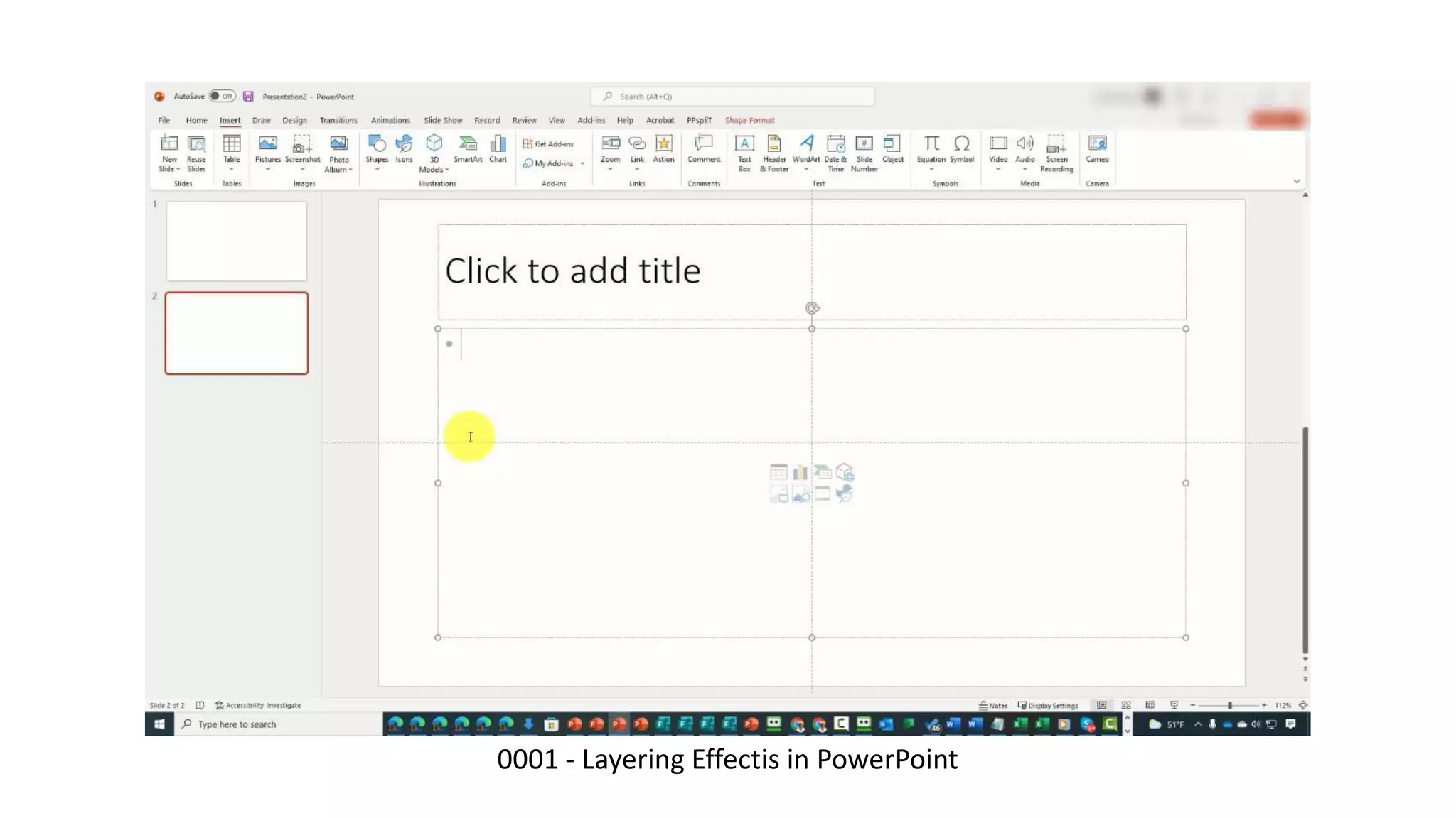 Layering Effects in PowerPoint | PPTX