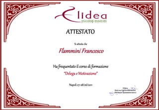 Flammini francesco delega | PDF