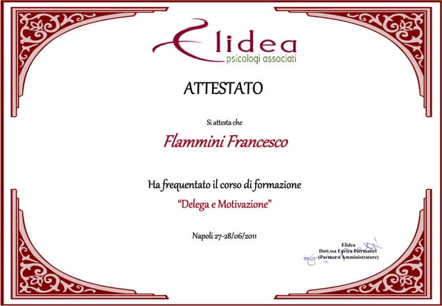 Flammini francesco delega | PDF