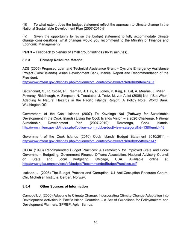 000848 mainstreaming training_module_pacc_project | PDF