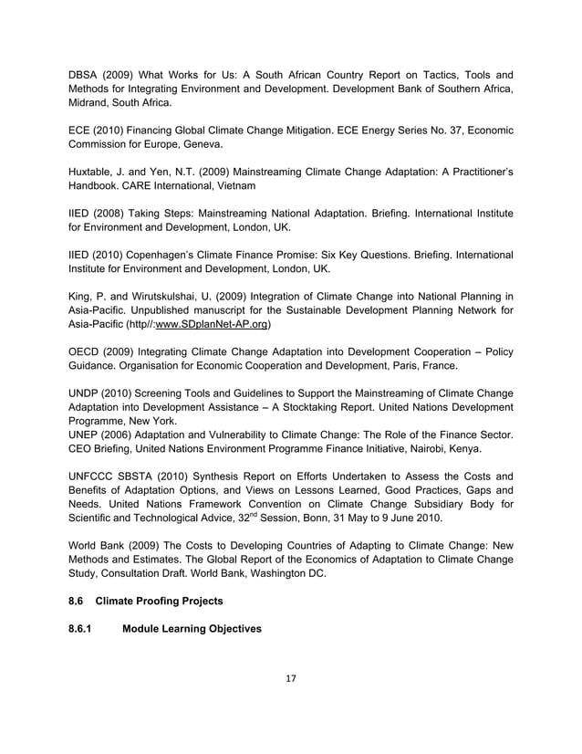 000848 mainstreaming training_module_pacc_project | PDF