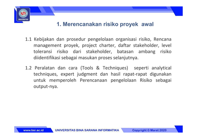 Manajemen Pengadaan dan Risiko | PDF