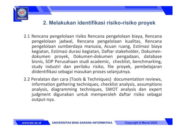 Manajemen Pengadaan dan Risiko | PDF