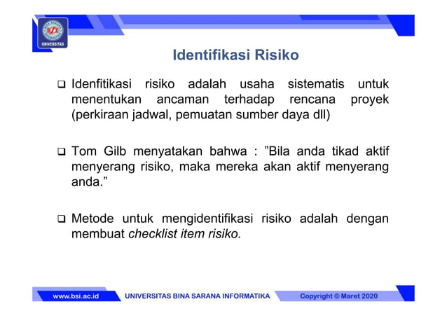 Manajemen Pengadaan dan Risiko | PDF