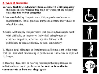 0009 special requirements of the disabled in interior spaces | PPTX