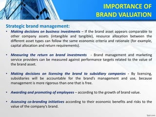 8 BRAND VALUATION_Bishwjit | PPT