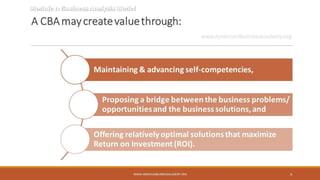 Business Analysis - Module 2: Business Analysis Model1 | PPTX