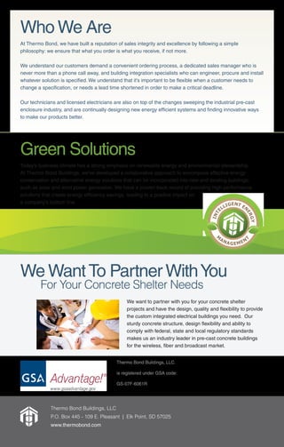 Thermo Bond Pre-Cast Concrete Brochure | PDF