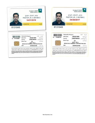 updated ARAMCO ID | PDF