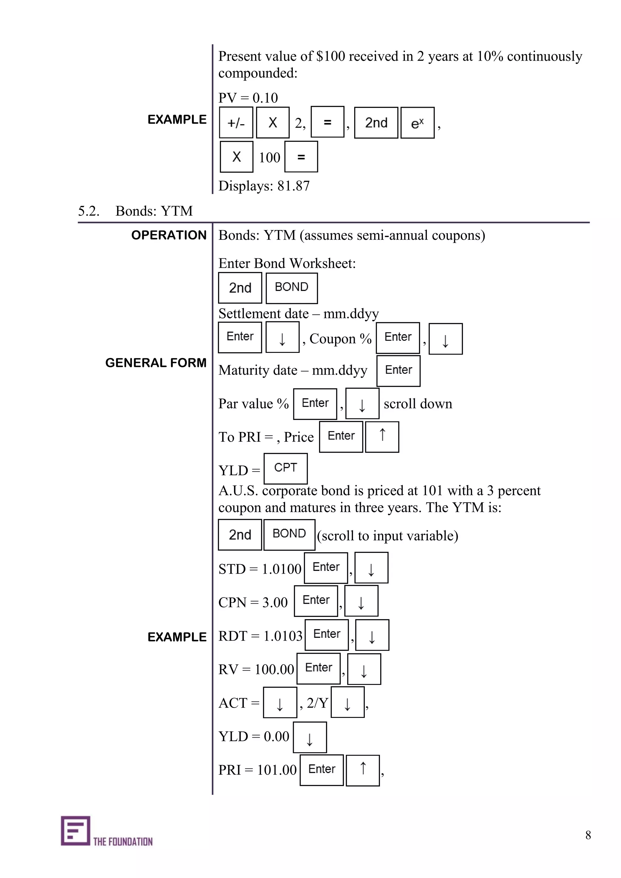 000 instructions for TI BA II Plus | PDF