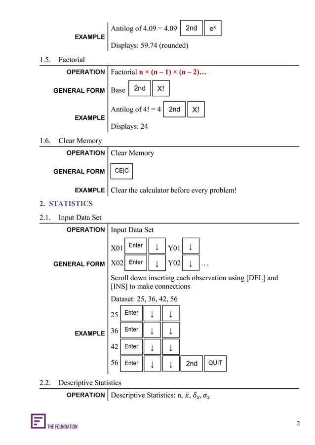 000 instructions for TI BA II Plus | PDF